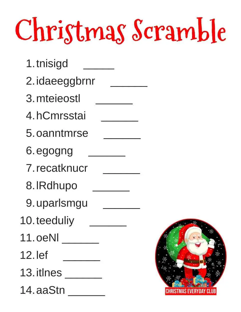 Word Scramble Fun: Wordy Escapades for Screen-Free Delight ...